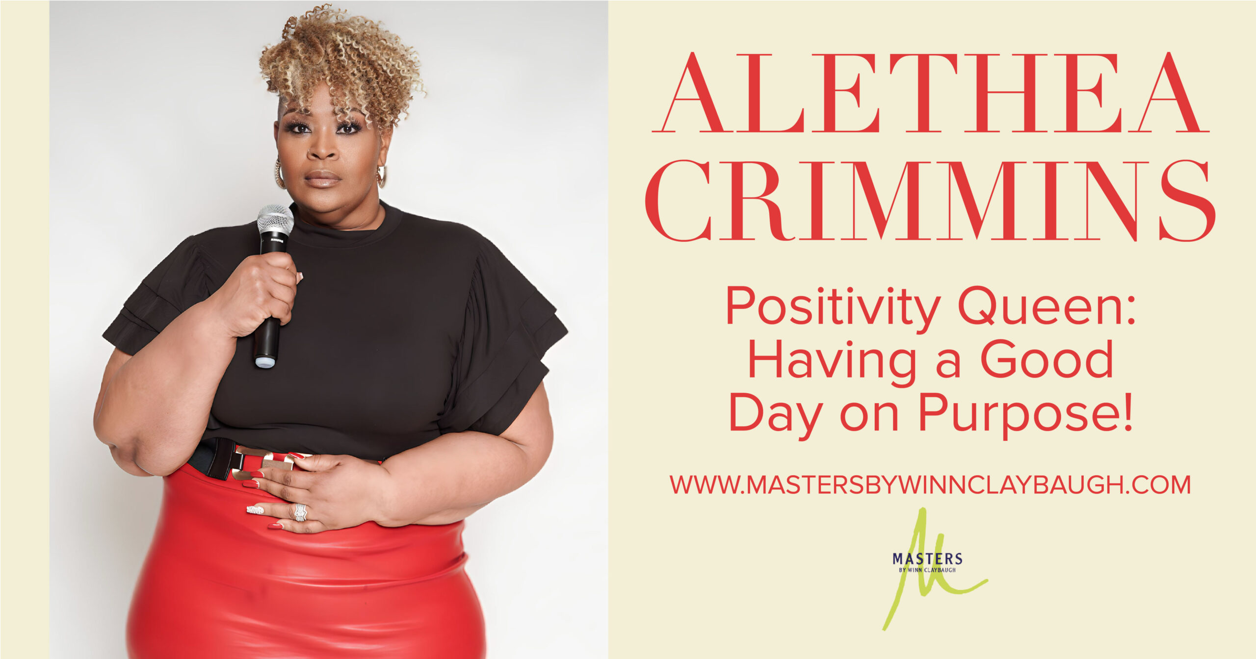 Alethea Crimmins: Positivity Queen - Having a Good Day on Purpose ...
